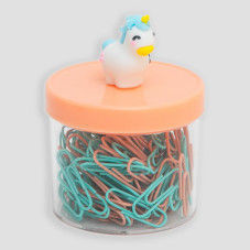 BOX OF PAPER CLIPS UNICORN. Artículos sobremesa. MOISES MATA